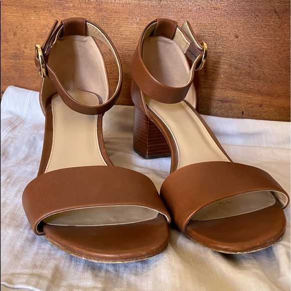 Michael Kors | Shoes | Michael Kors Leather Sandal Heal Size 8 | Poshmark